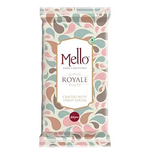 Mello Royale Dark Compound Slab, 500 Gm - Crafted with the Finest Cocoa ...