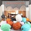 Amazon.com: Artmag 8 Inch Large Artificial Pumpkins, 2PCS Big Pink ...