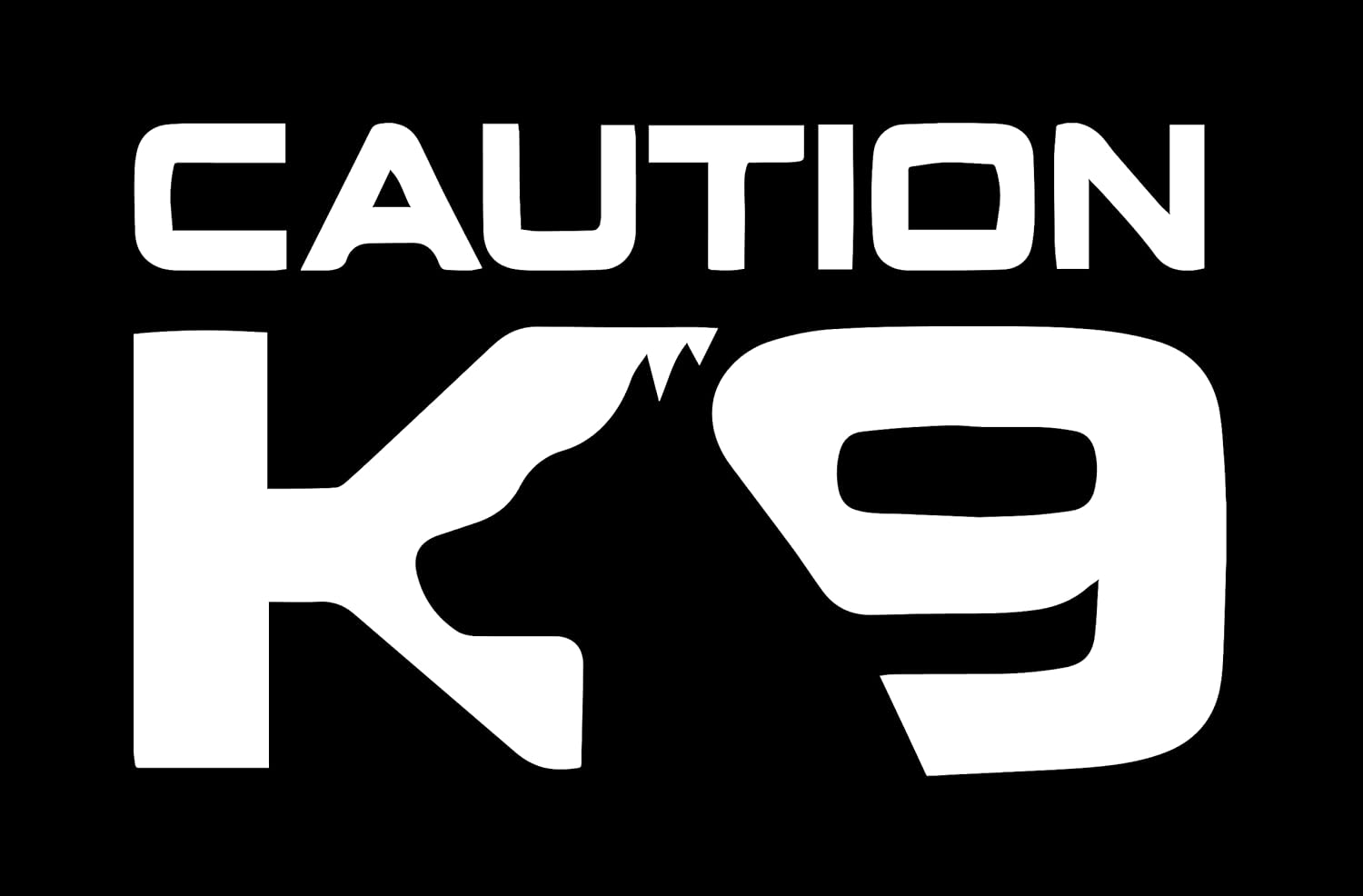Amazon.com - Biznet-Caution K9 Dog Sticker Decal Vinyl Sticker - Car ...