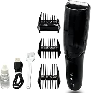 Amazon.co.jp: ヘアカット 電動 電動バリカン 電動トリマー 吸引 水洗い 髪の毛 バリカン アタッチメント付き メンズ 坊主 1mm 3mm 6mm 9mm 12mm 防水 ...
