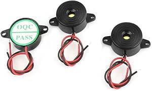 3Pcs DIY Project DC3-24V Continuous Sound Electronic Alarm Buzzer 23mm ...