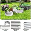 Amazon.com: A ANLEOLIFE 6X3X2 ft Galvanized Raised Garden Beds Outdoor ...