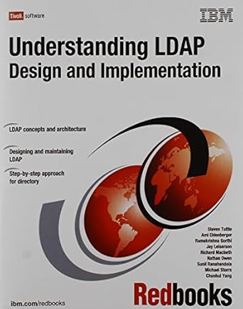 Understanding Ldap - Design And Implementation: IBM Redbooks: 9780738497860: Amazon.com: Books