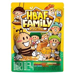 Amazon.com : [Official Gilim HBAF] Family Picnic 24 Pack Seasoned Almonds Nut, Protein Snack ...