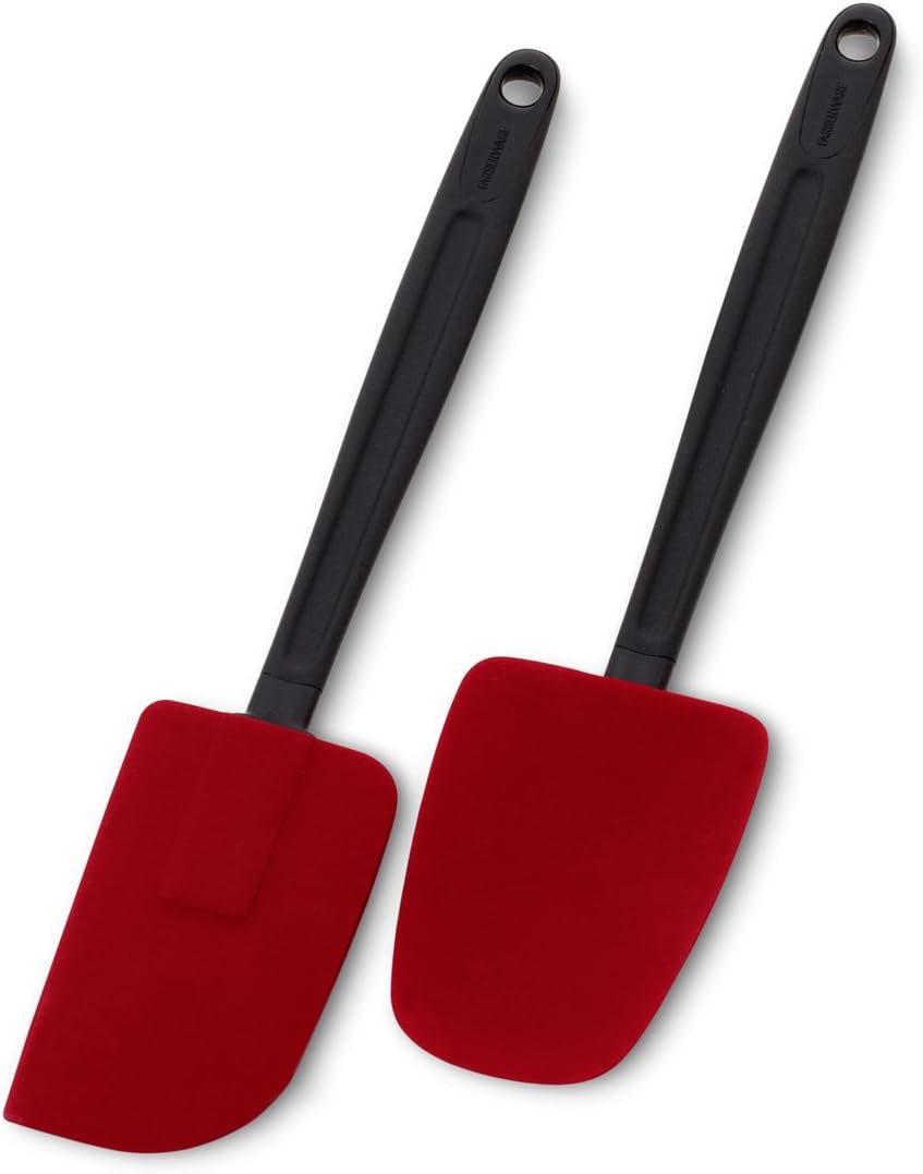 Amazon.com: Farberware Classic Spatula Set (Red, Set of 2): Red ...