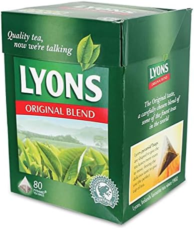 Amazon.com : Original Blend Lyons Tea (80 Teabags) : Black Teas ...