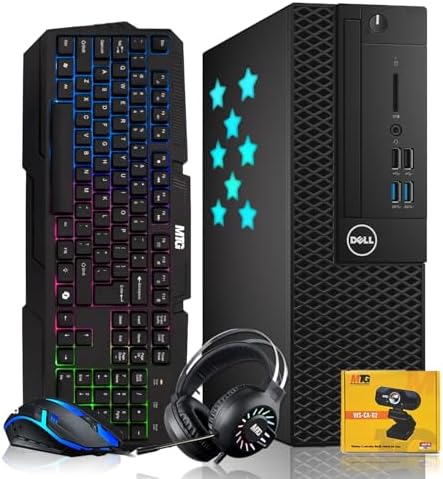 Amazon.com: Dell Desktop PC Gaming Bundle - Core i7, 16GB RAM, 512GB ...