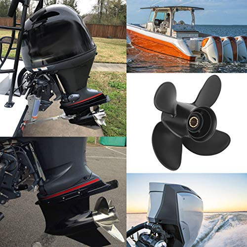 10.4X12 Rh Buitenboordmotor Propeller, 4 Bladen Boot Propeller 13 Stks ...
