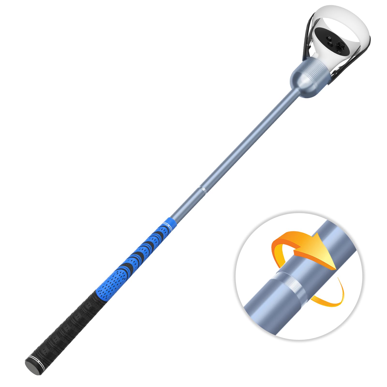 Amazon.com: Adjustable Length VR Golf Club Attachment for Oculus Quest ...