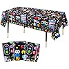 Amazon.com: Lcoor 3-Piece 80s Tablecloths, Back to 80's Birthday Party ...