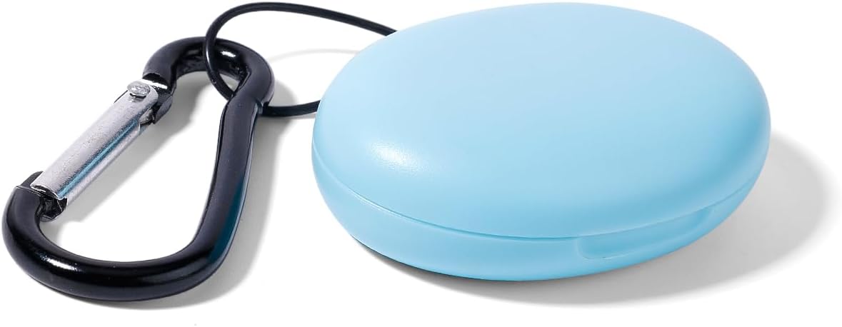 Amazon.com: Earplug Case, Oval Potable Ear Plug Holder with Keychain ...