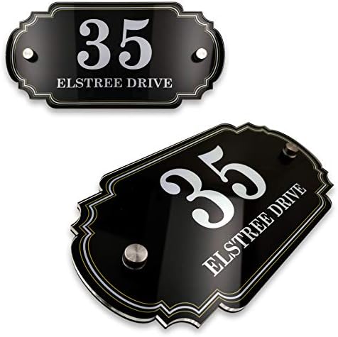 French Style House Number Plaque : Amazon.co.uk: DIY & Tools
