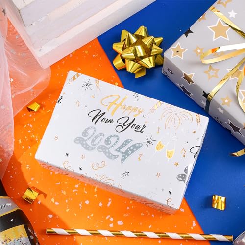 Snapklik.com : LeZakaa Reversible 2024 Wrapping Paper - Happy New Year ...