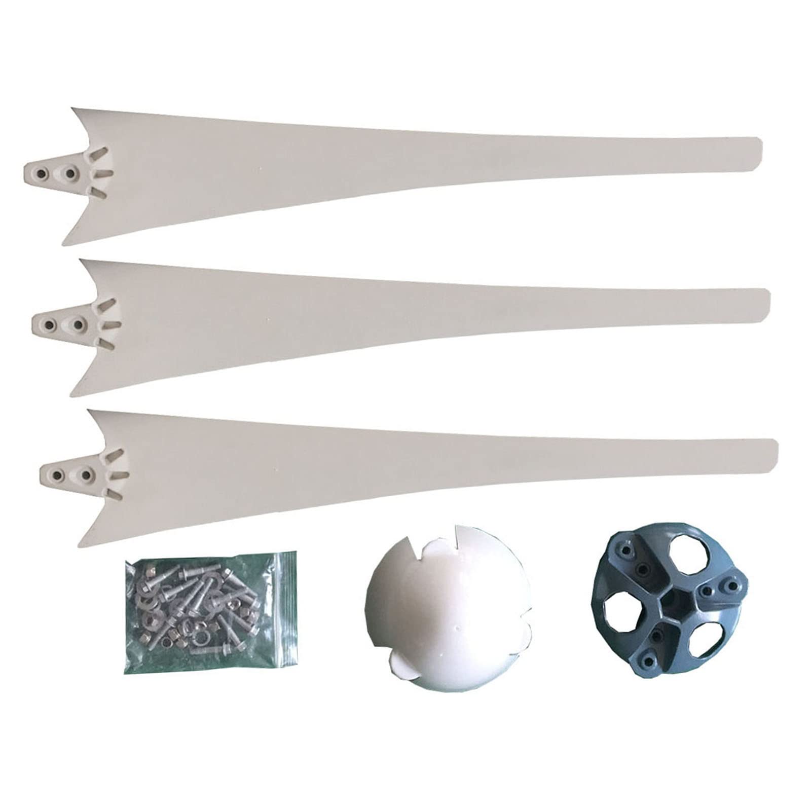 Amazon.com: 3 Pack Wind Turbine Blades with Hub and Cover, 600mm for ...