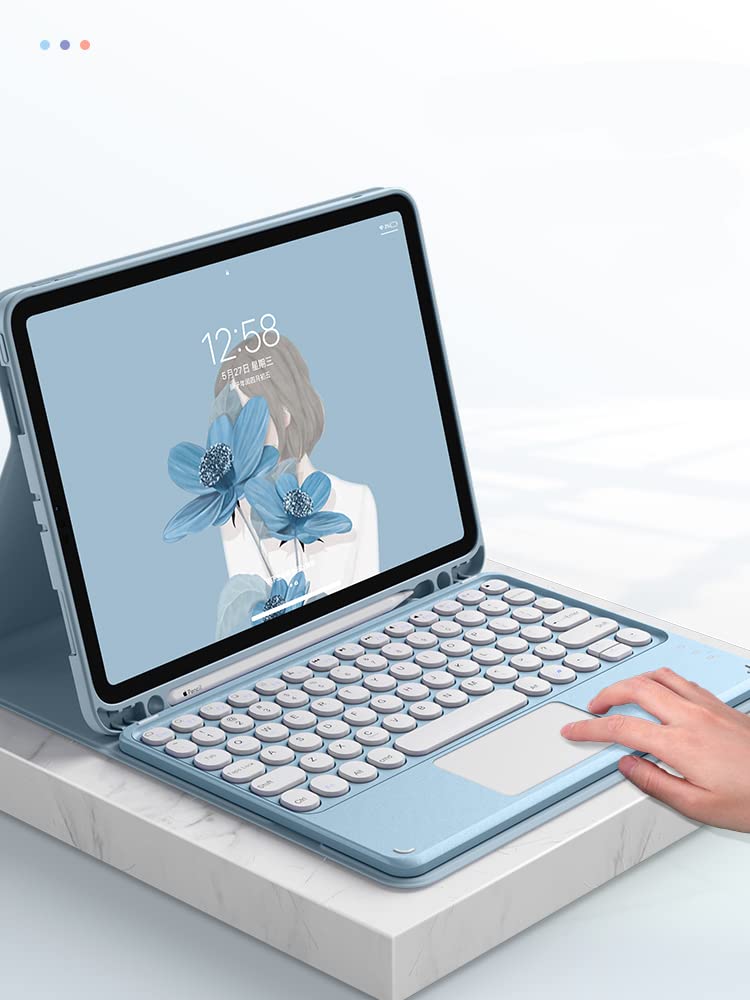 Amazon.com: SENLAN iPad 9 iPad 8 iPad 7/Air3 Pro10.5 Keyboard Case ...