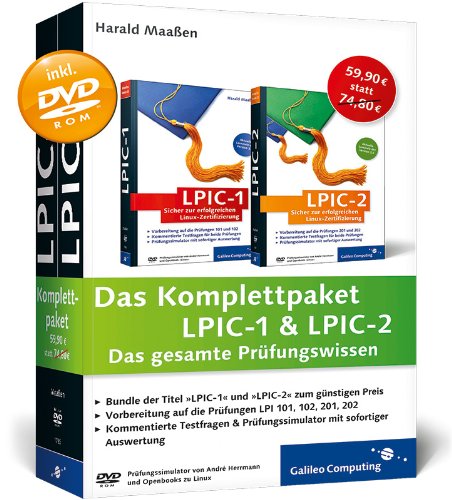 Amazon.com: LPIC-1 und LPIC-2: 9783836217866: Harald Maaßen: Books