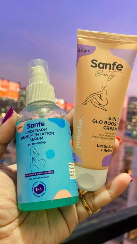 Buy Sanfe Full Body Lightening Combo | For Dark Neck, Joints, Skin ...