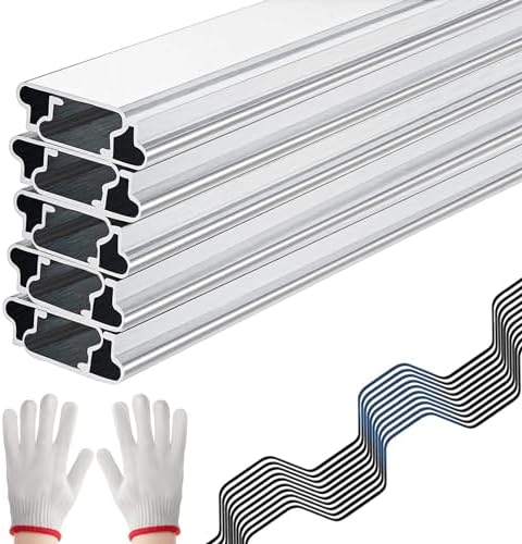 Beeplove Spring Wire & Lock Channel - 10 Sets PVC Coated Spring Wire ...