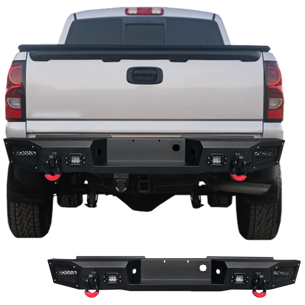 Amazon.com: Vijay Rear Bumper Compatible with 1999-2006 Chevy Silverado ...