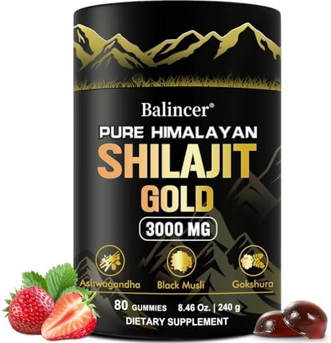 Amazon.com: Vasu 6 in 1 Pure Himalayan Gold Shilajit Gummies for Men ...