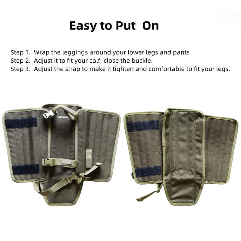 Adjustable Snake Gaiters for Men & Women, Durable Snake Bite Protection ...