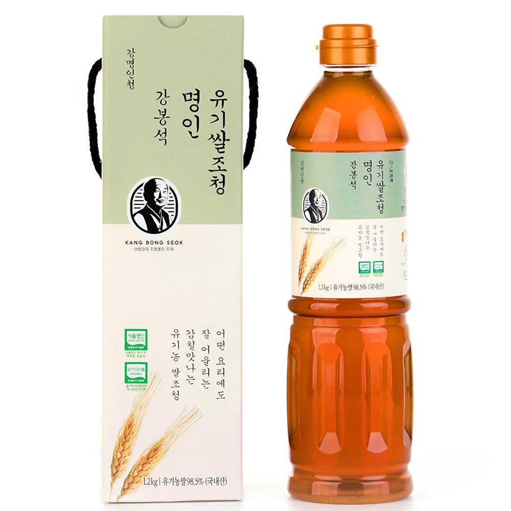 Buy KANG BONG SEOK, Food Master's Organic Rice Grain Syrup, Rice Syrup ...