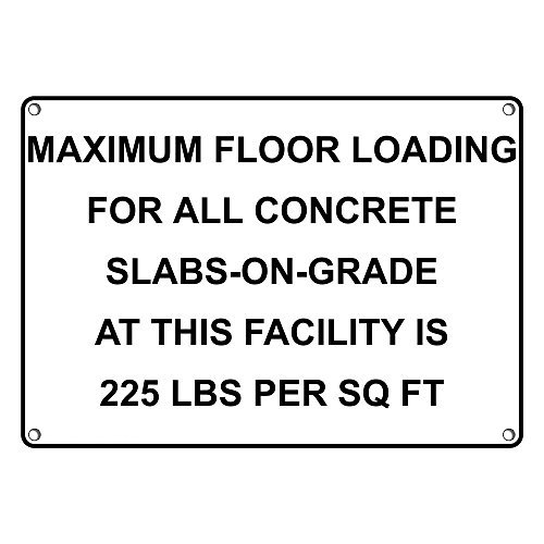 Amazon.com: Weatherproof Plastic Maximum Floor Loading for All Concrete ...