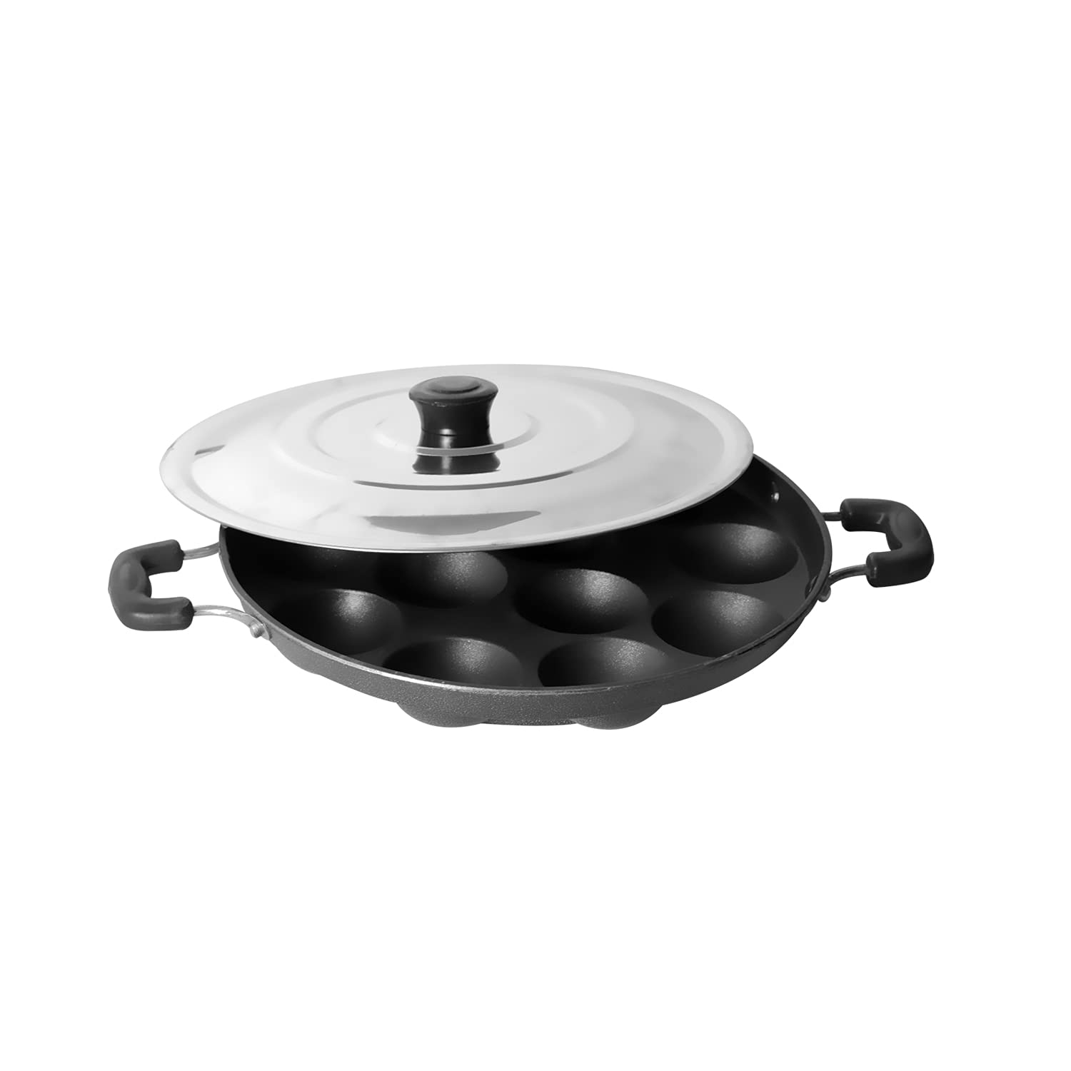 Buy BMS Appam Patra| Paniyarakkal | 12 Cavity Appam Patra Two Side ...