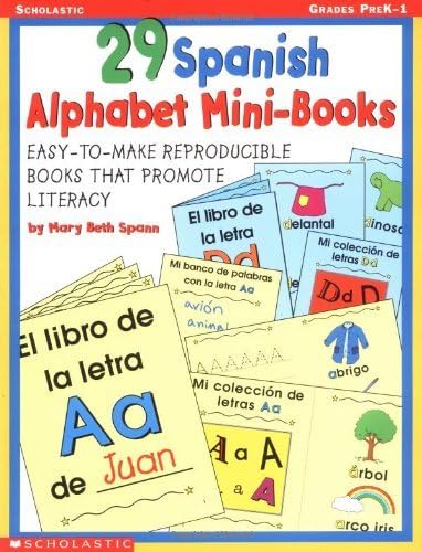 Amazon.com: 29 Spanish Alphabet Mini-books: 9780439244428: Spann, Mary ...
