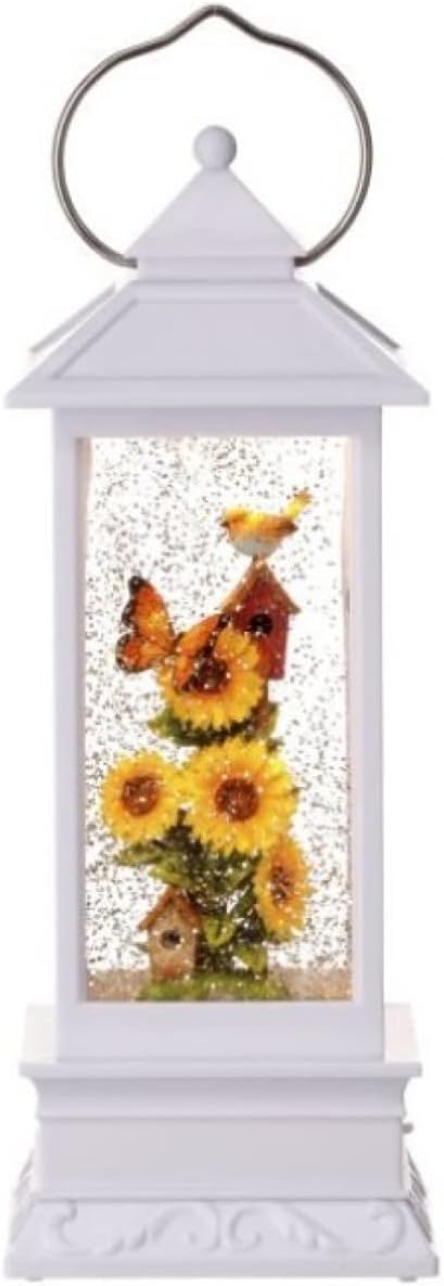 Amazon.com: Sunflower & Butterfly Light Up Garden Scene Spring & Summer ...