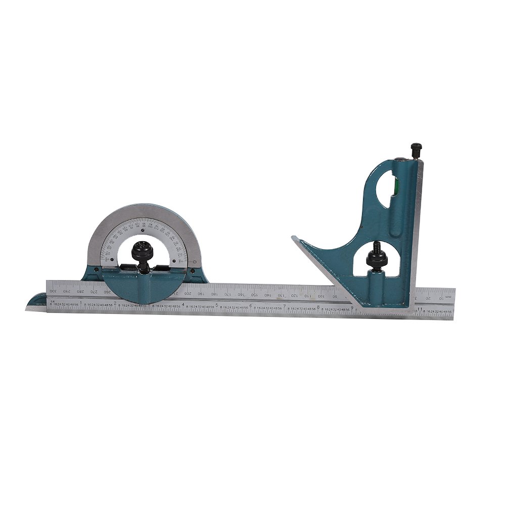 Square Protractor, 180 Degree Combination Stainless Steel Measuring ...