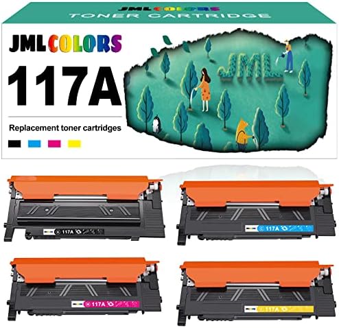 4-Pack Compatible 117A Toner Cartridge Replacement for HP 117A 117 ...