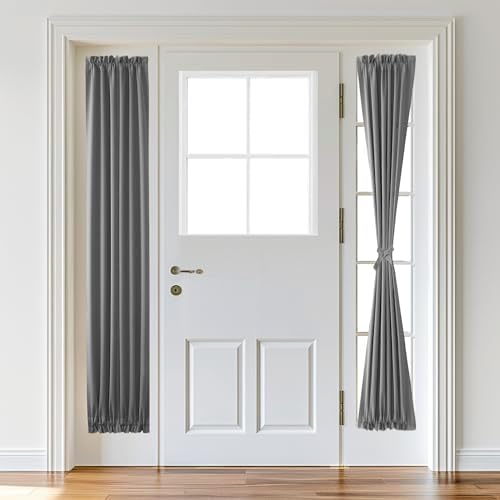 Amazon.com: XWZO Door Curtains for Door Window, Thermal and Room ...
