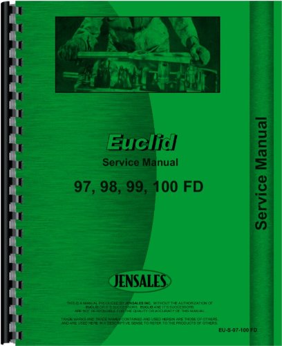 Euclid 100 FD Rear Dump Truck Service Manual | Amazon.com.br
