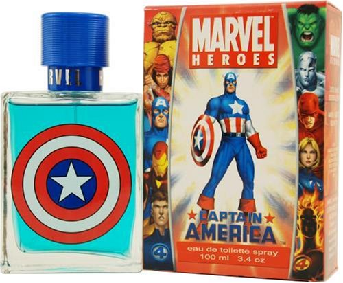 Amazon.com : Captain America By Marvel For Men, Eau De Toilette Spray ...