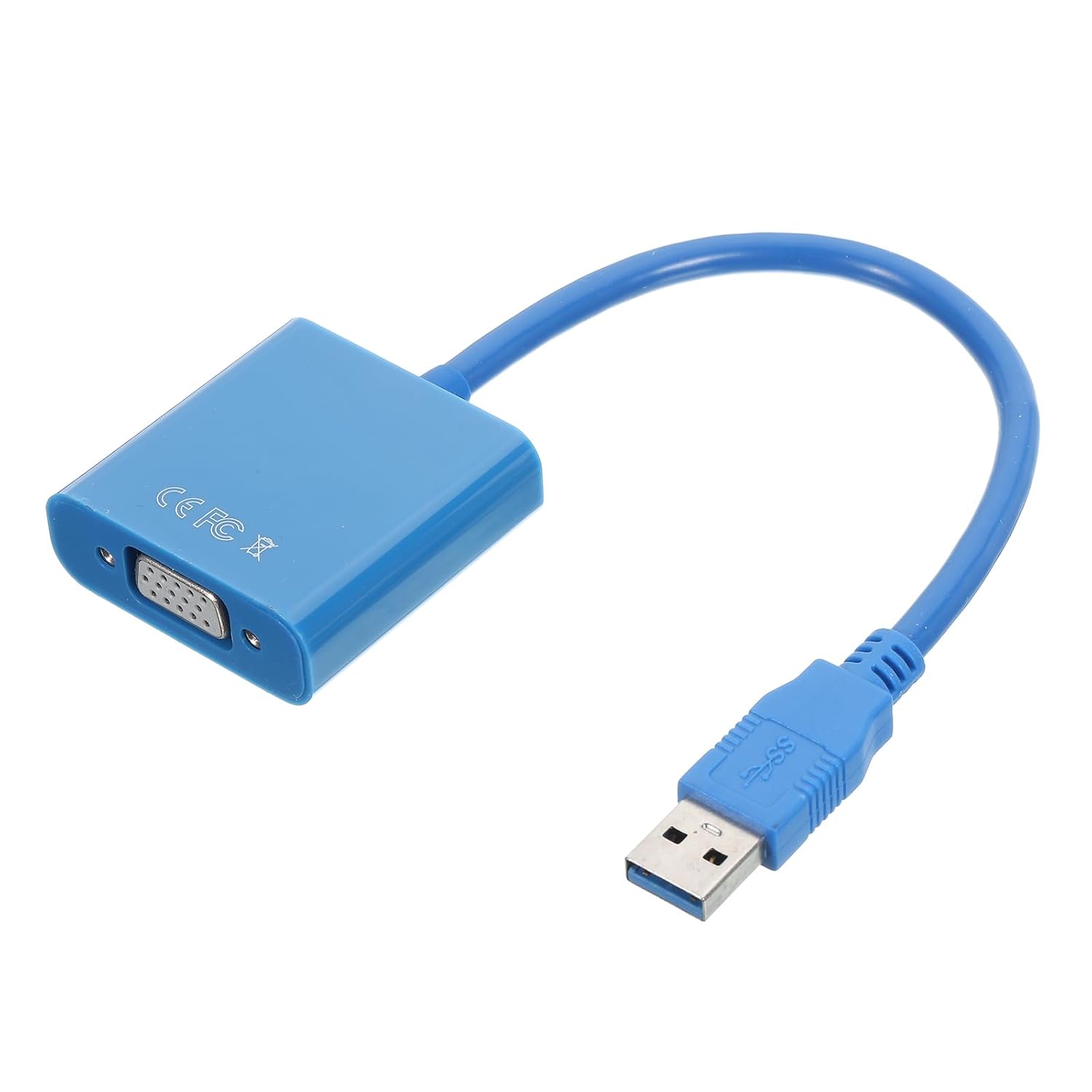MECCANIXITY USB 3.0 to VGA Adapter ABS Video Cable Box External HD VGA ...