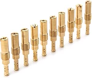 Amazon.com: Bacar 10 PCS Carburetor Slow Pilot Jet Replacement 55 58 60 62 65 68 70 72 75 78 For ...
