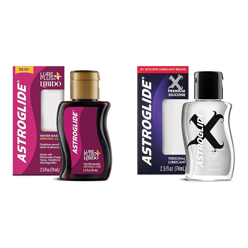 Amazon.com: Astroglide Lube Plus Libido (2.5oz) and Silicone Lube (2 ...