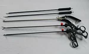 #ADDLER Laparoscopic Endo clinch Babcock Grasper Curved Hook Scissors ...