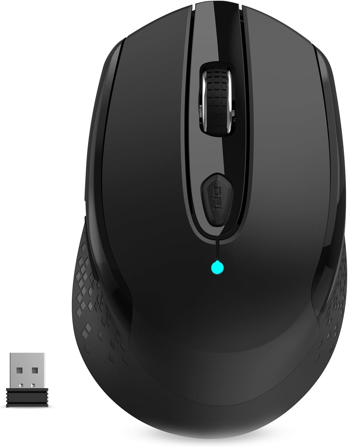 Wireless Mouse Silent Cordless Mouse Wireless Optical Computer Mouse, 6 ...