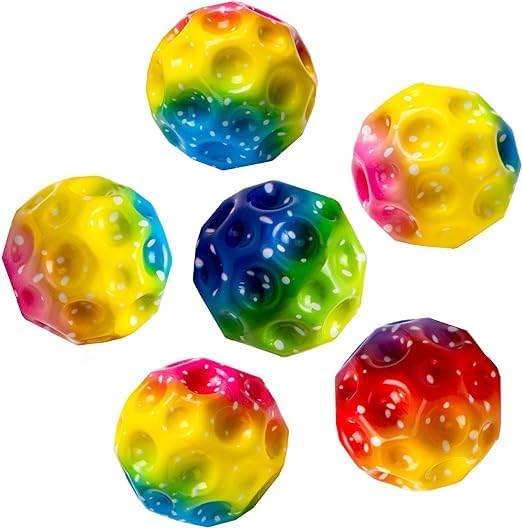 SIRTERIQ Moon Balls High Bouncing Ball Pop moonBall Rubber Bounce ...