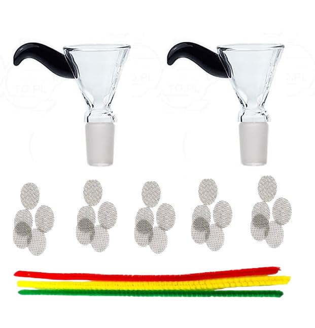 Badabong Percolator Glass Bong Shooter Set with handle (14.5 mm) with ...