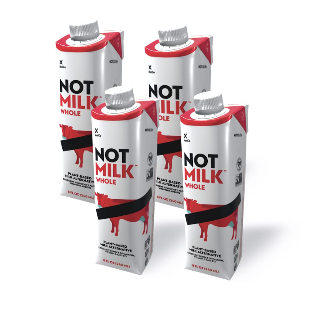 Amazon.com: NotMilk Whole Plant-Based Milk, Shelf-Stable, Lactose-free ...