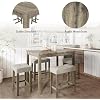 Amazon.com - allamazing 5-Piece Counter Dinner Height Table Set, Indoor ...