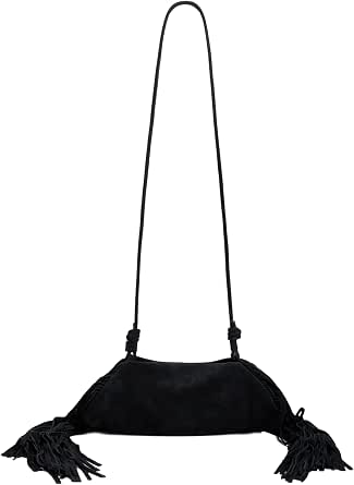 Amazon.com: Altuzarra, Origami With Fringe Mini Bag ,OS, Black : Amazon ...