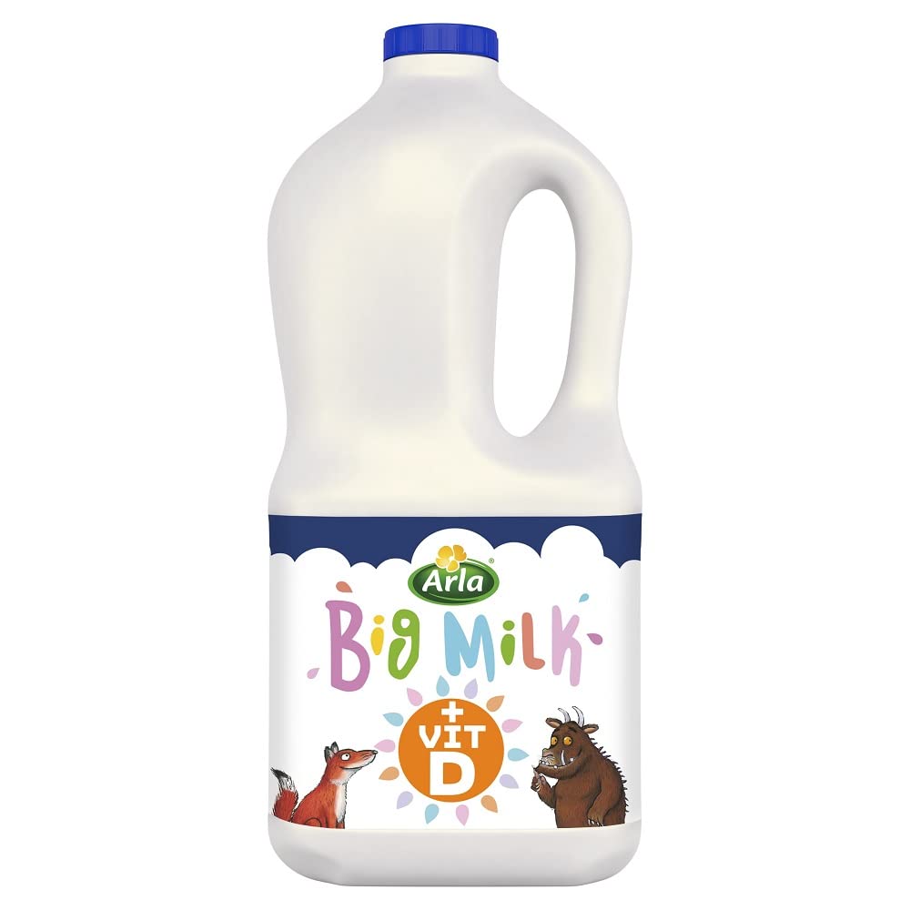 Buy Arla Big Milk Vitamin Enriched Whole Milk for Kids 1+ 2L Online at ...