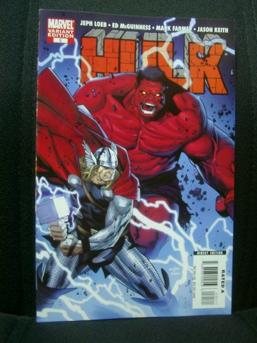 Amazon.com: Hulk #5 / Variant Cover Edition / Red Hulk: Jeph Loeb, Ed ...