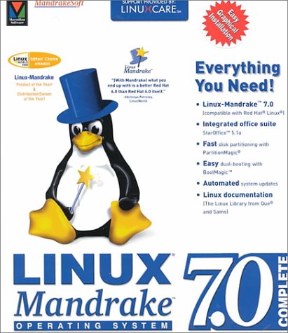 Linux Mandrake Operating System 7.0 Complete: 9781575954035: Amazon.com ...