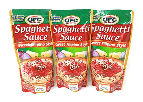 Amazon.com : UFC Spaghetti Sauce Sweet Filipino Style, Net Wt 250g (8 ...