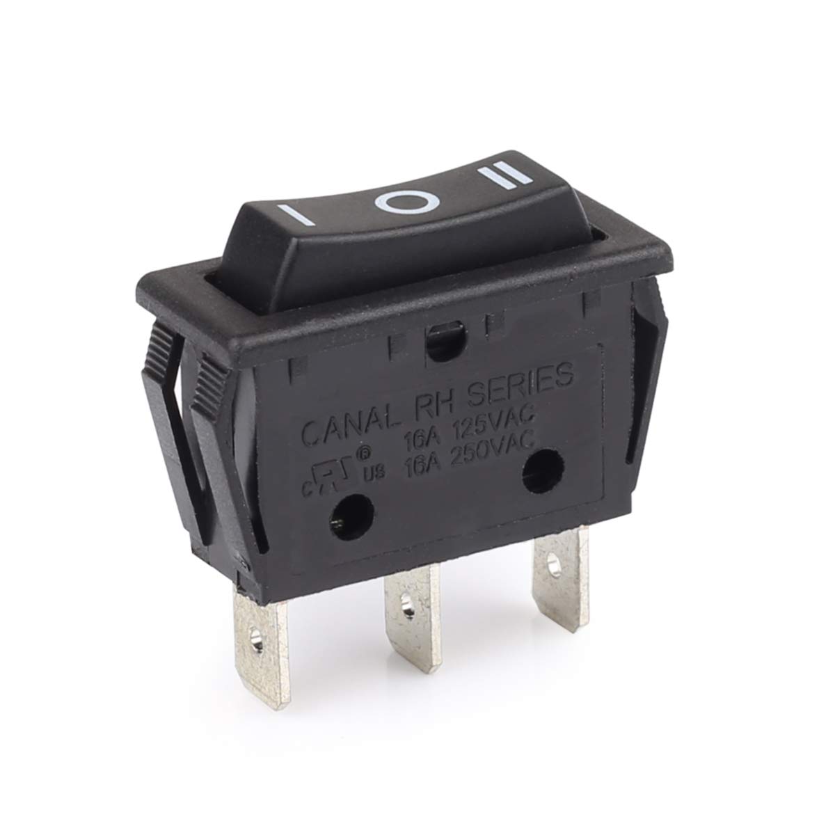 Snapklik.com : Single Side Boat Switch Rocker Switch 3 Files All Black ...